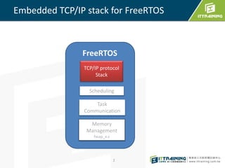 Embedded TCP/IP stack for FreeRTOS | PPTX | Operating Systems | Computer Software and Applications
