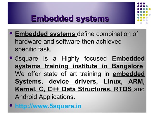 Embedded systems Technology | PPT