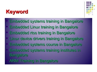 Embedded systems Technology | PPT | Operating Systems | Computer Software and Applications