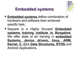 Embedded technology ( http://www.5square.in) | PPT