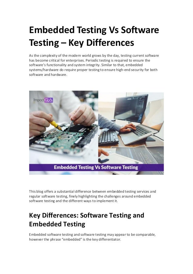 Embedded Testing Vs Software Testing – Key Difference.pdf