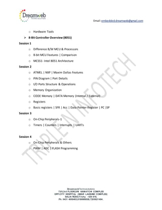 Embedded training | PDF