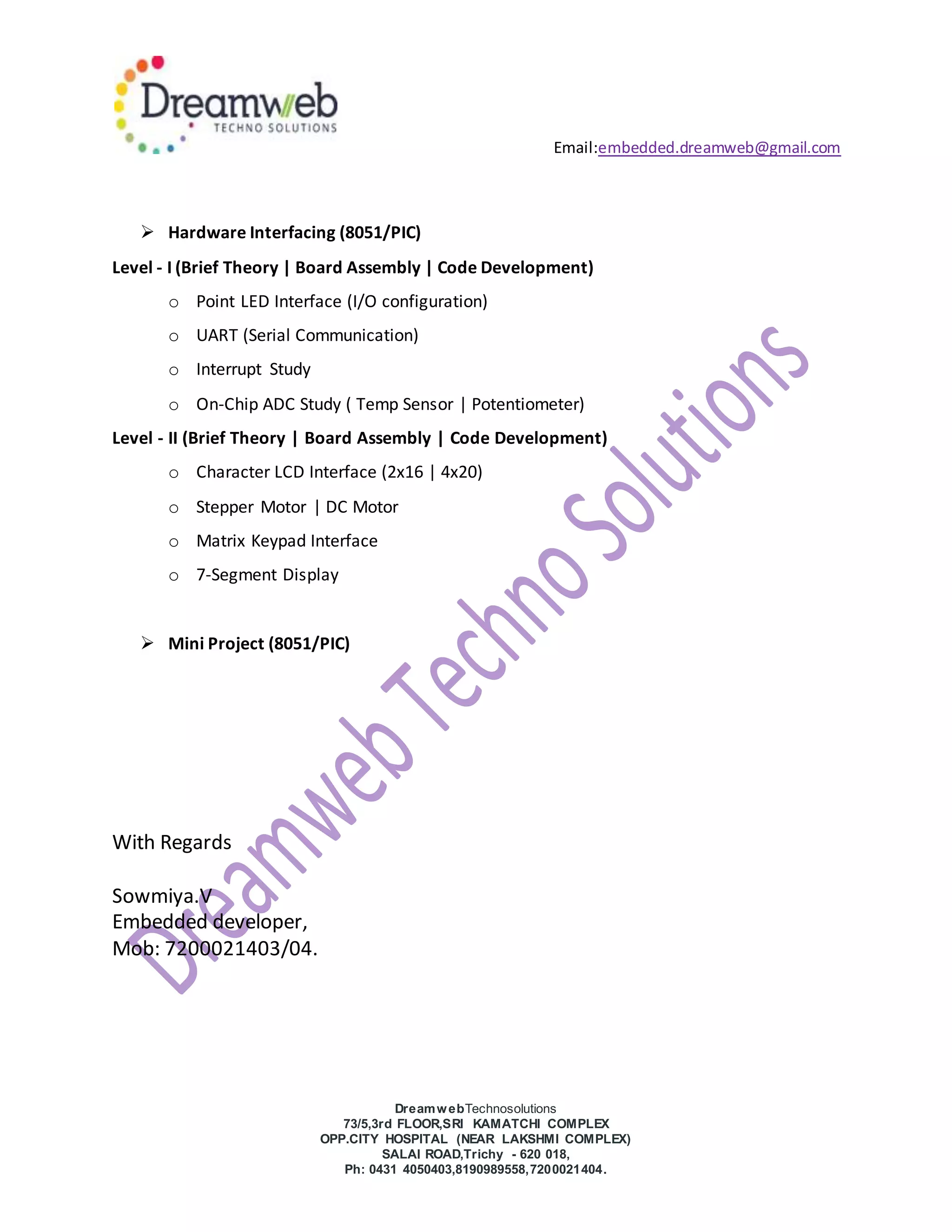 Embedded training | PDF