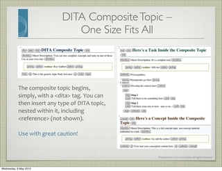 Embedded User Assistance Using DITA | PDF