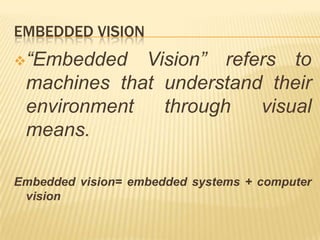 Embedded vision | PPTX