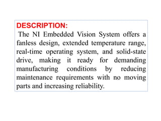 Embedded vision system | PPT