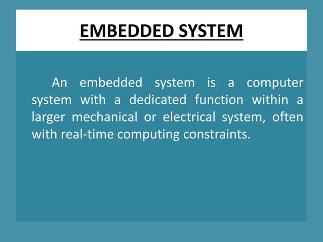 Embedded web technology | PPTX