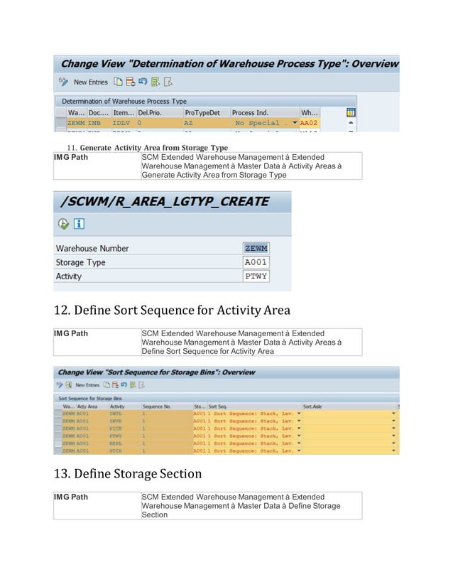 Embedded wm qm integration setup 1709 in s4-hana | DOCX