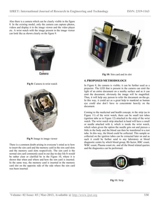 Embedded wrist watch | PDF | Smartphones | Consumer Electronics