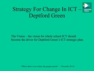 Embedding Ict – Deptford Green | PPT