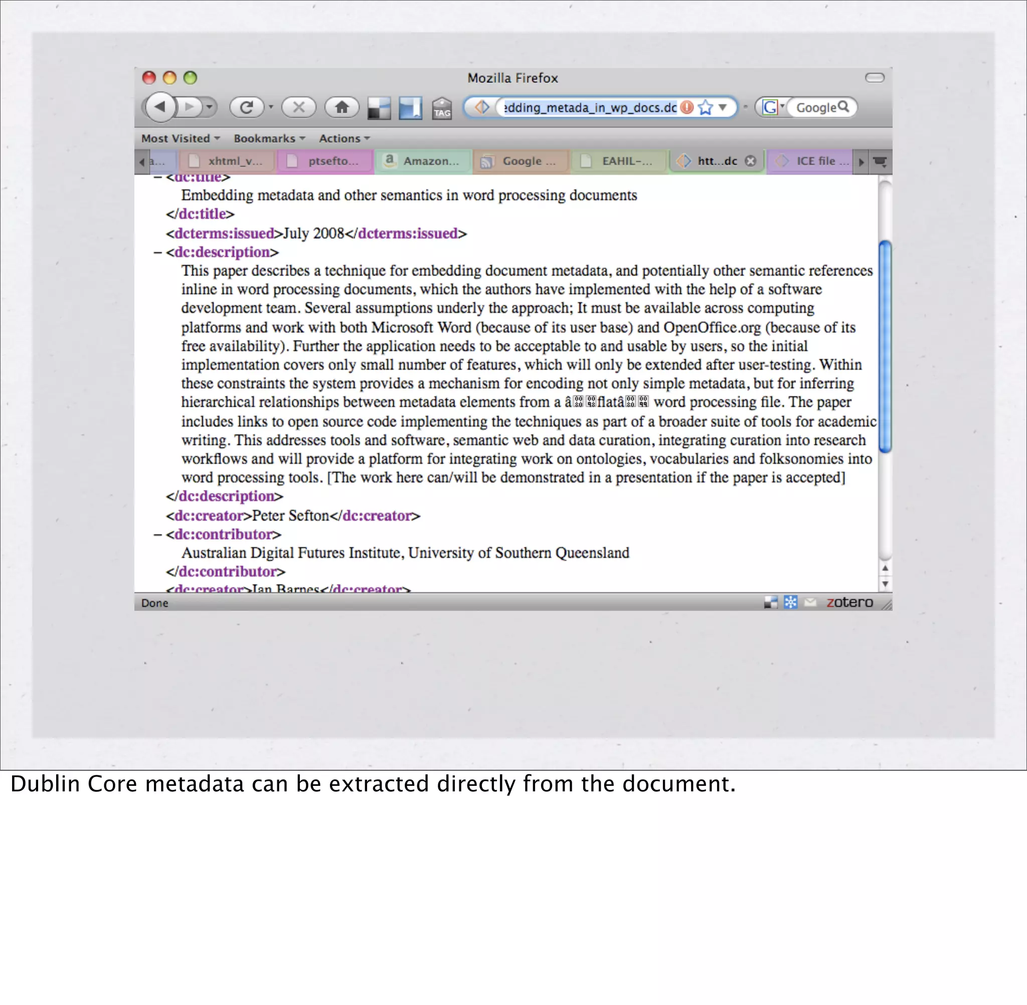 Embedding Metadata In Word Processing Documents | PDF