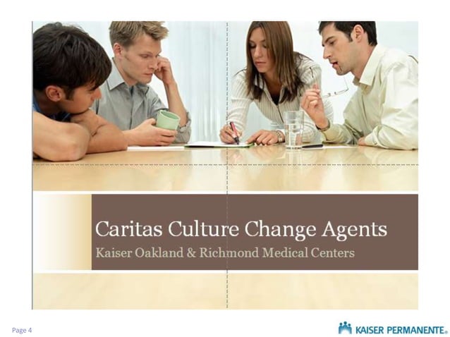Embedding Change Agents to Nurture a Culture of Caring | PPT