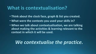 Embedding & contextualising language, literacy & maths | PPT