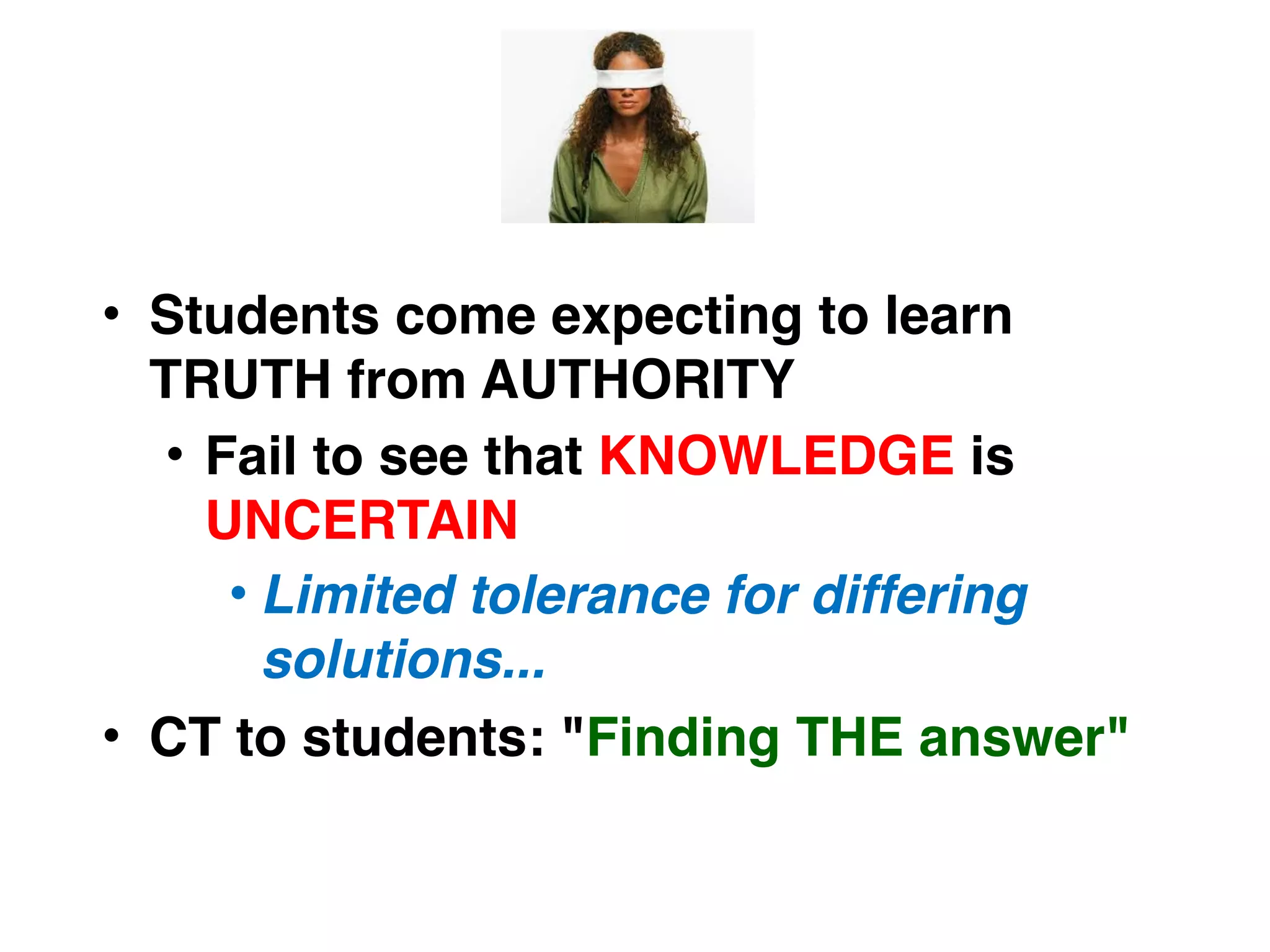 Embedding Critical Thinking Skills in Education teaching | PDF | Educational Assessment | Education