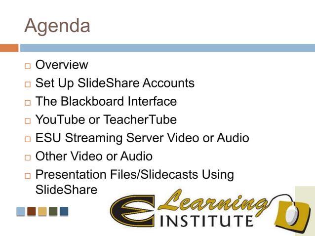 Embedding Multimedia into the Blackboard User Interface | PPT