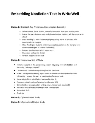 Embedding nonfiction text in write well | DOCX