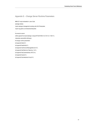 Embedding Oracle Weblogic Server 1871199 | PDF
