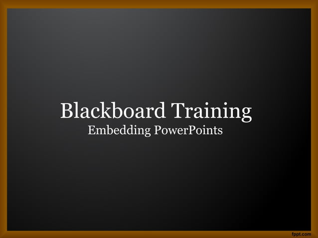 Embedding power point (slideshare) | PPT