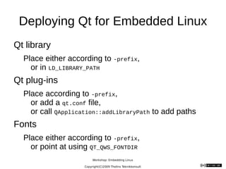 Embedding Qt | ODP