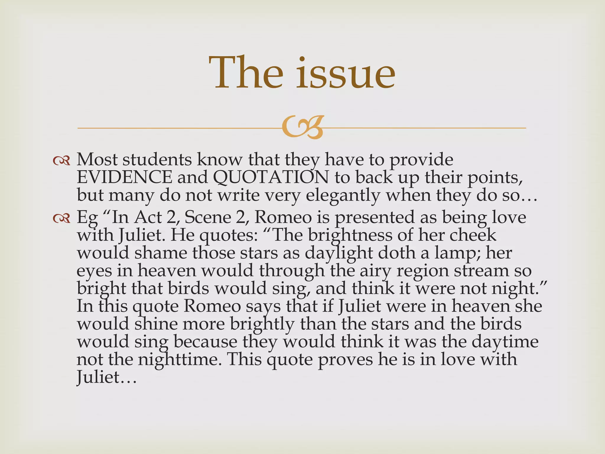 Embedding quotation in your essays | PPTX