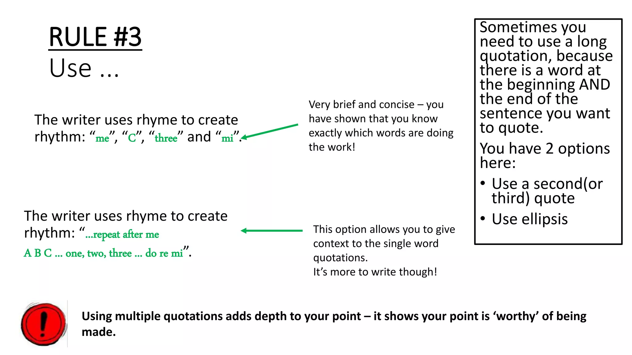 Embedding Quotations | PPTX