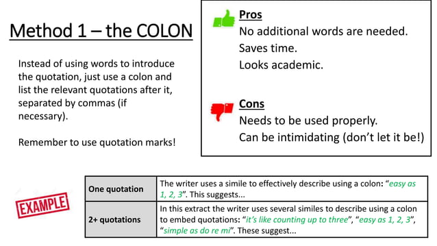 Embedding Quotations | PPTX