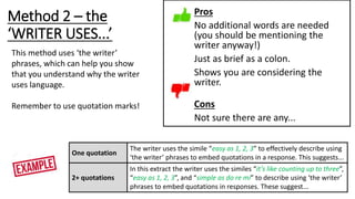 Embedding Quotations | PPTX