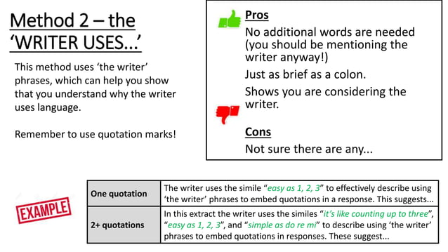 Embedding Quotations | PPTX