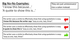 Embedding Quotations | PPTX