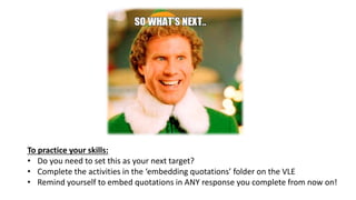 Embedding Quotations | PPTX