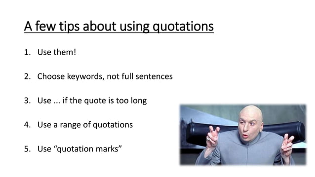 Embedding Quotations | PPTX