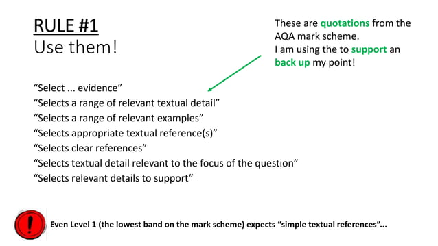 Embedding Quotations | PPTX