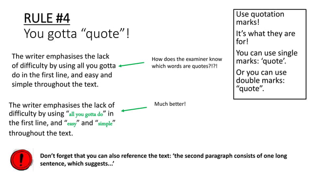 Embedding Quotations | PPTX