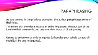 Embedding quotes in The Outsiders PowerPoint | PPT