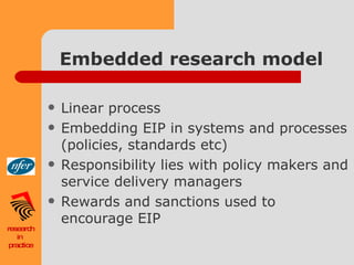 Embedding Research | PPT