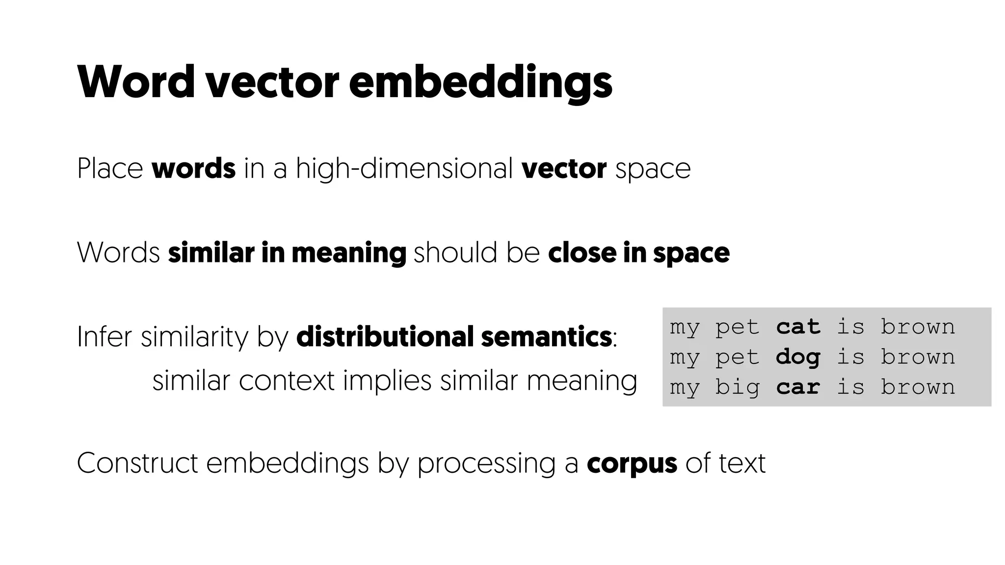 Interactive Analysis of Word Vector Embeddings | PPT