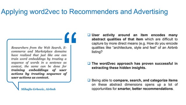 Embeddings For Recommendation Systems Ppt