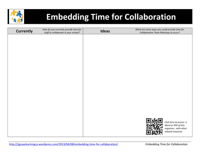 Embedding time for collaboration chart | PDF