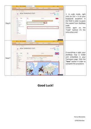 Embed ZeeMaps in a Twinspace page | PDF | Computing | Technology & Computing