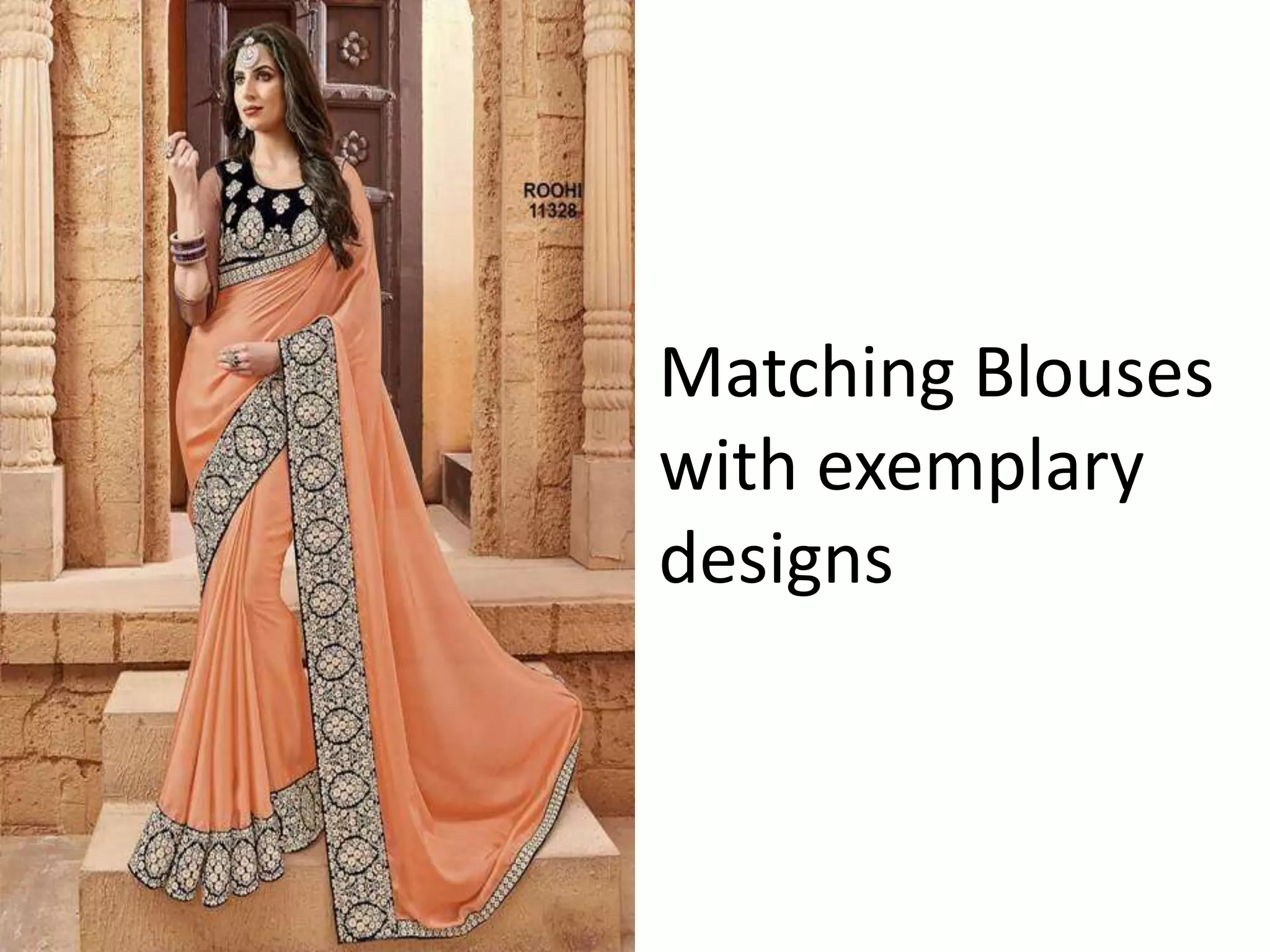 Embellished saree collection | PPT