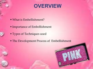 Embellishment Techniques | PPTX
