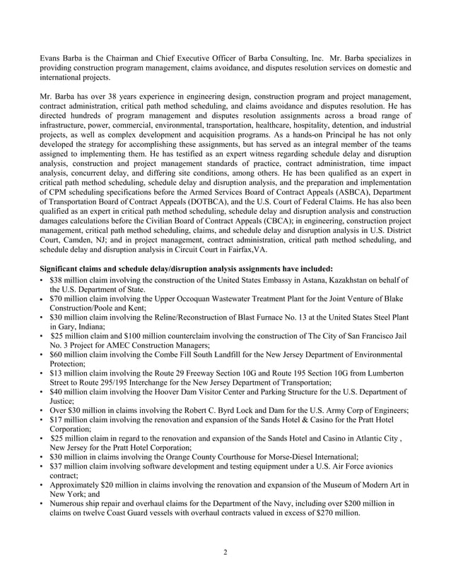 Evans Barba Bio | PDF | Civil Engineering Industry | Industries