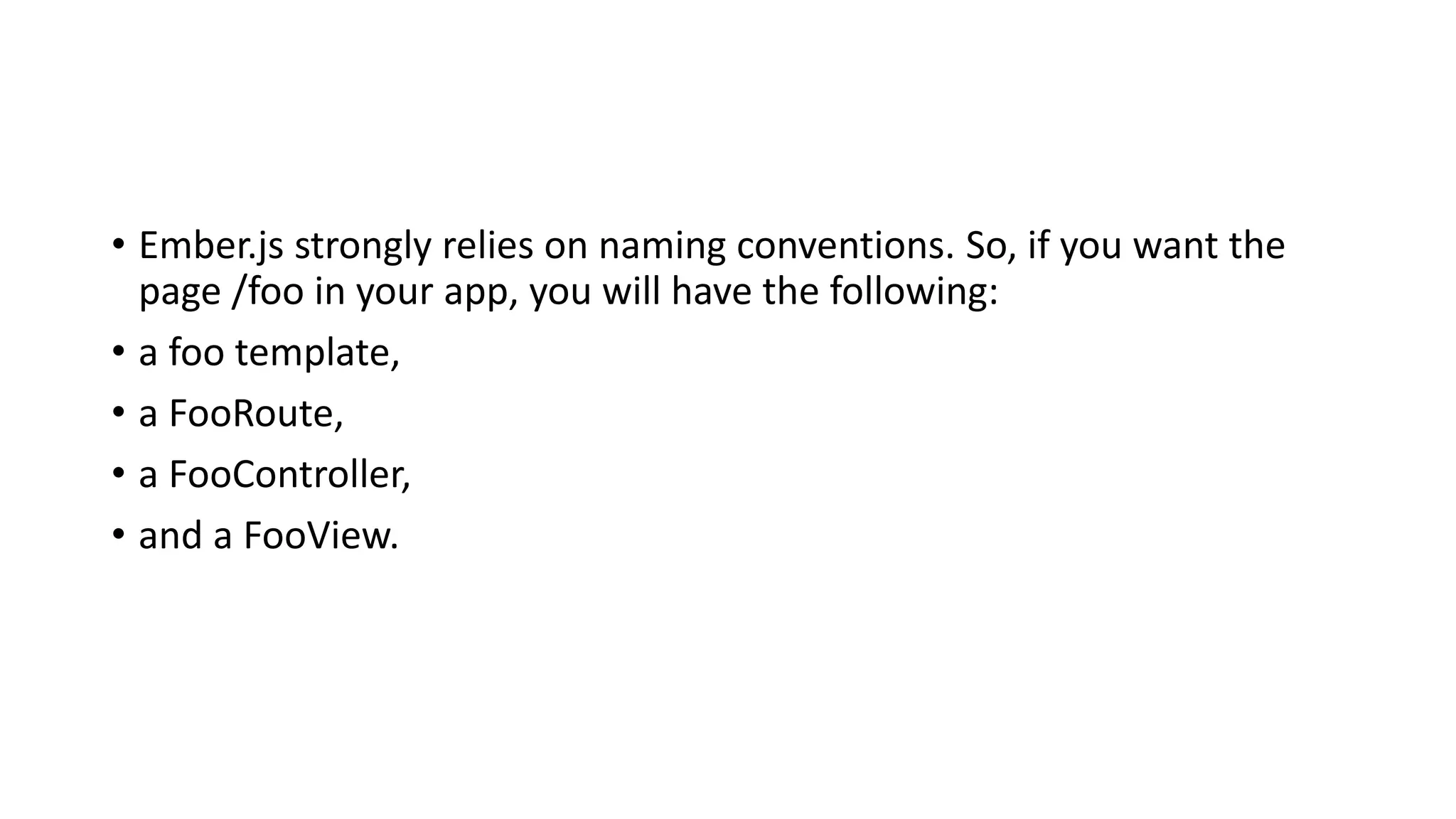 Ember - introduction | PPTX