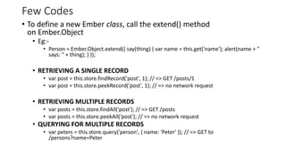 Ember - introduction | PPTX