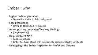 Ember - introduction | PPTX