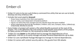 Ember - introduction | PPTX