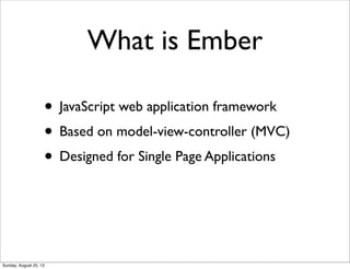 An introduction to Ember.js
