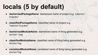 Ember-CLI Blueprints for fun and profit | PPTX