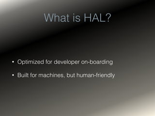 HAL APIs and Ember Data | PPT
