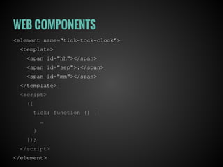 Ember Reusable Components and Widgets | PPT